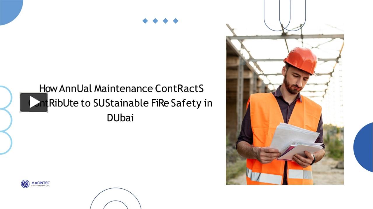 PPT – How Annual Maintenance Contracts Contribute to Sustainable Fire Safety in Dubai PowerPoint ...