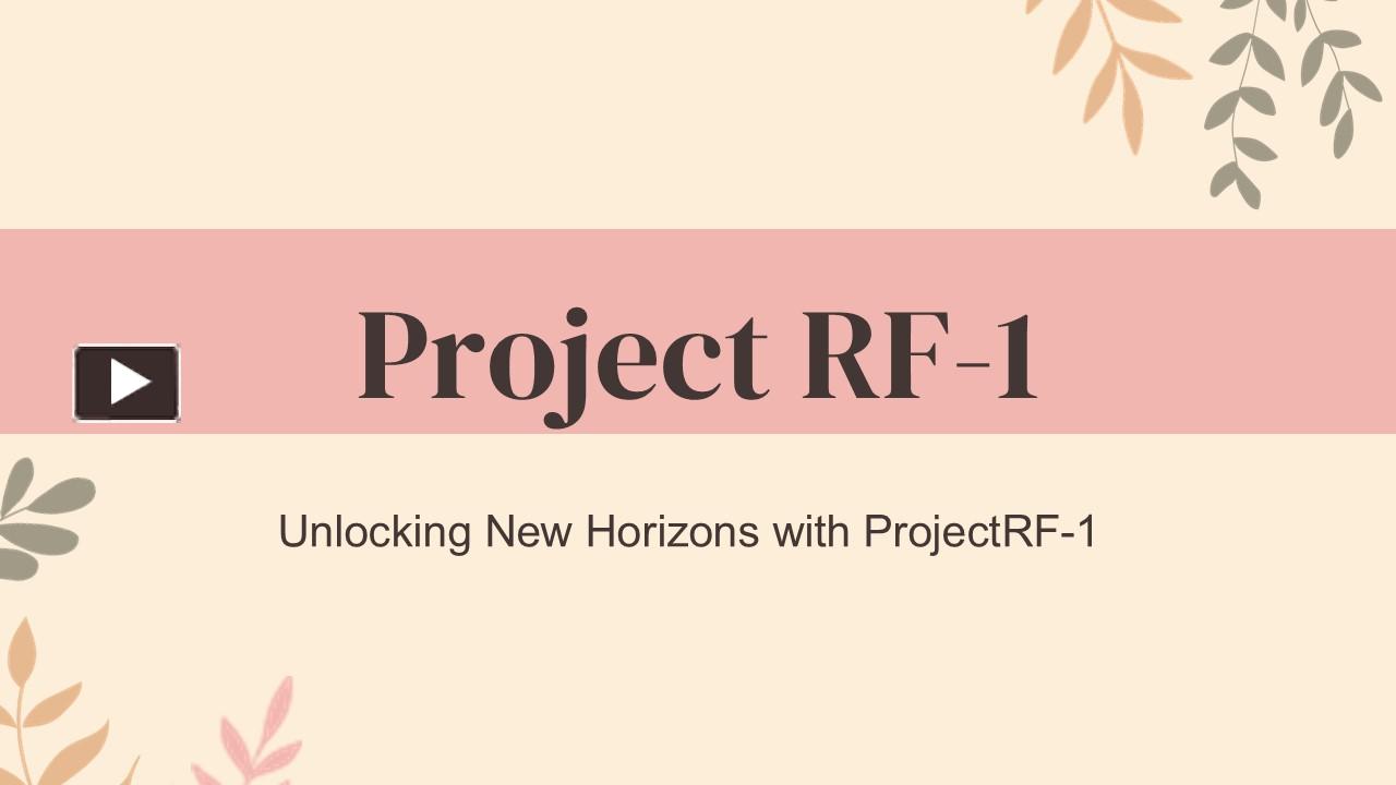 PPT – Matthew Stone Project RF1: Cutting-Edge Design for Modern Spaces PowerPoint presentation ...