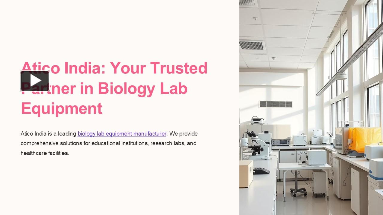 PPT – Biology Lab Equipment Manufacturer in India PowerPoint ...