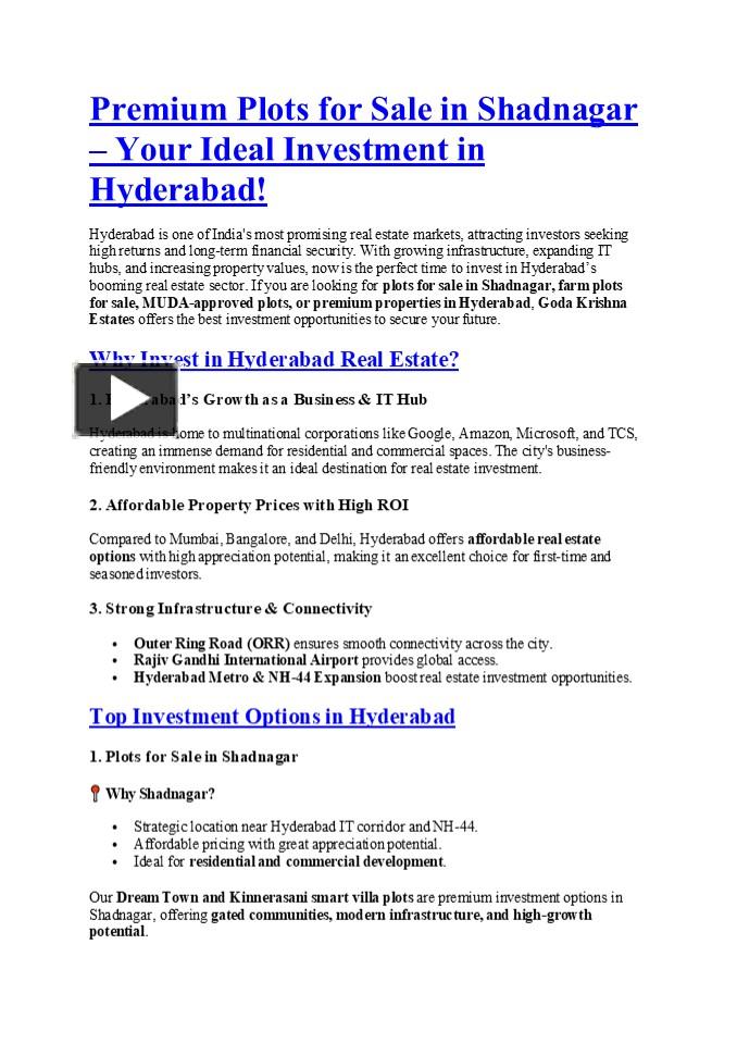 PPT – Unlock Lucrative Real Estate Investment Opportunities – Secure ...