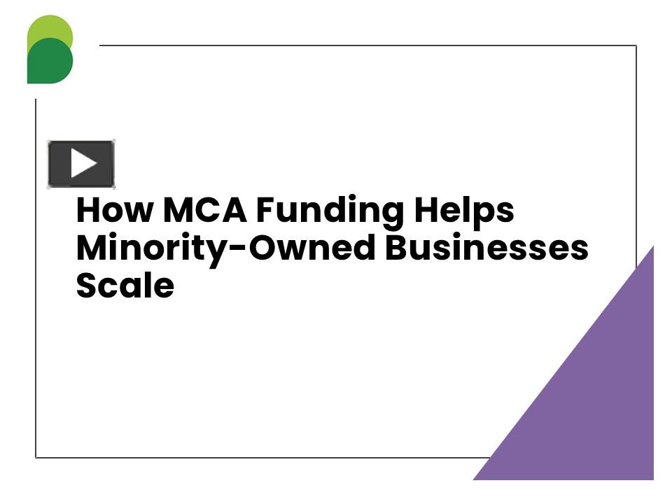 PPT – How MCA Funding Helps Minority-Owned Businesses Scale PowerPoint ...