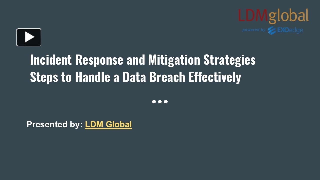 Incident Response and Mitigation Strategies_Steps to Handle a Data Breach Effectively ...
