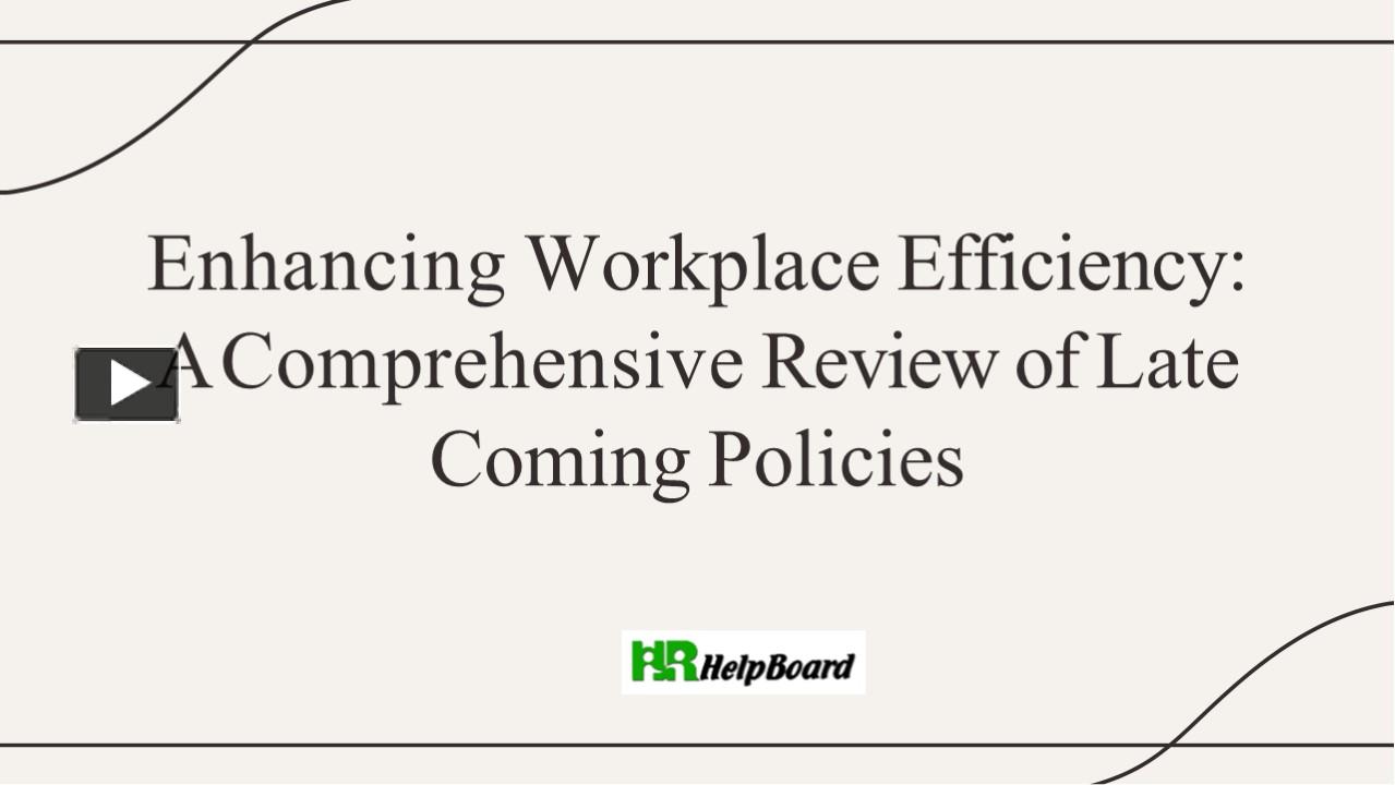 PPT – Late Coming Policy for Employees PowerPoint presentation | free ...