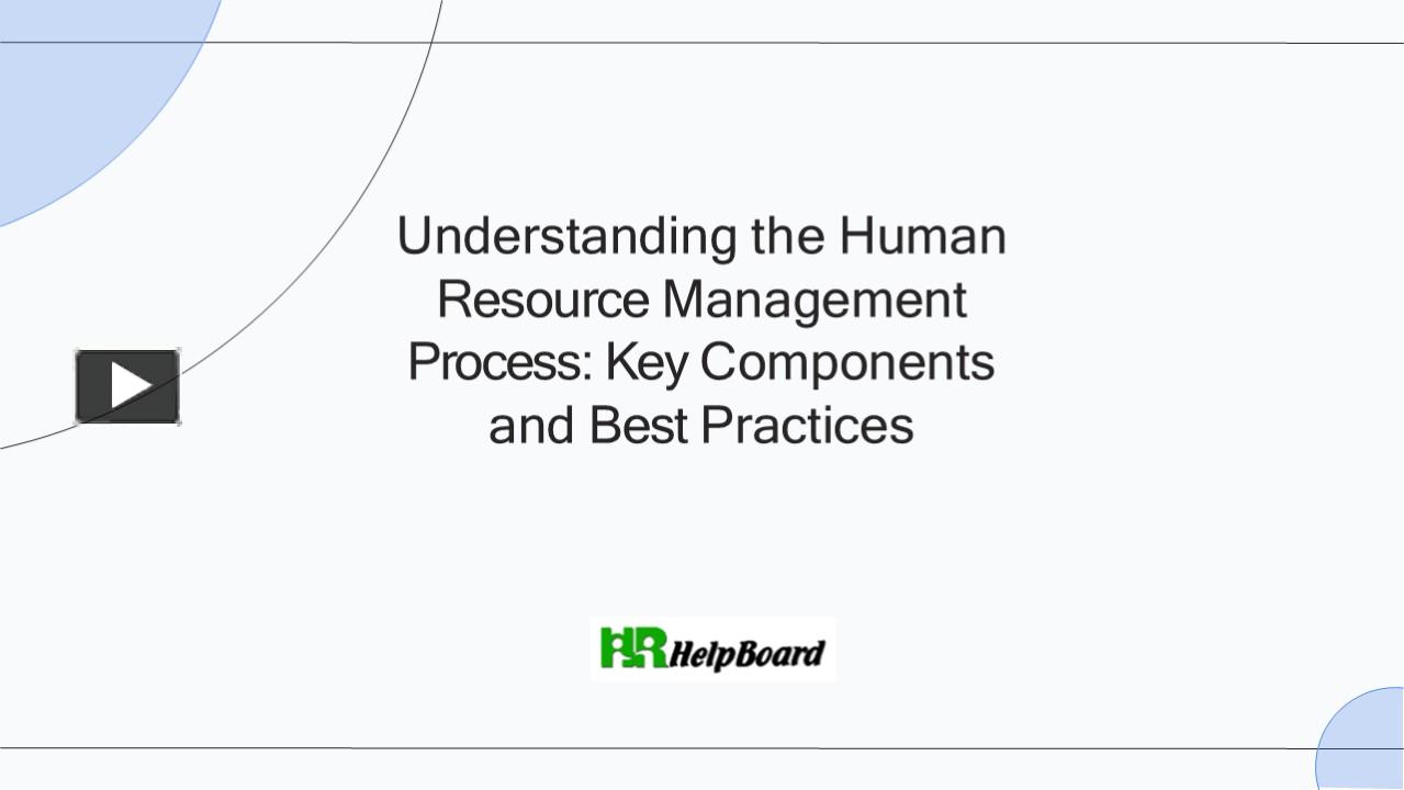 PPT – What is Human Resource Management (HRM) Process PowerPoint presentation | free to download ...