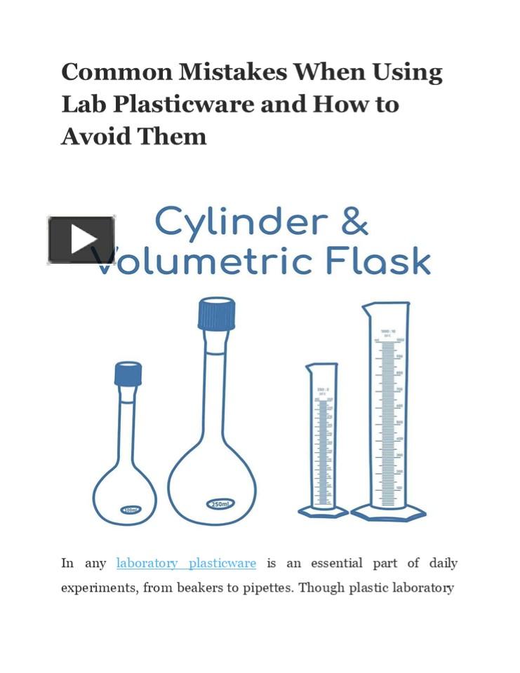 PPT – Essential Guide to Avoiding Common Mistakes with Lab Plasticware PowerPoint presentation ...