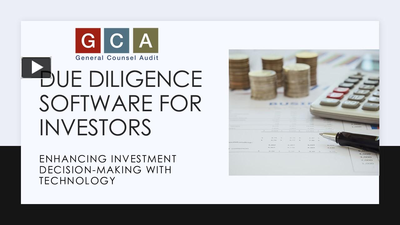 PPT – Due Diligence Software for Investors PowerPoint presentation | free to download - id ...
