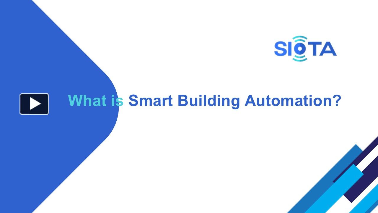 What is Smart Building Automation? presentation | free to download