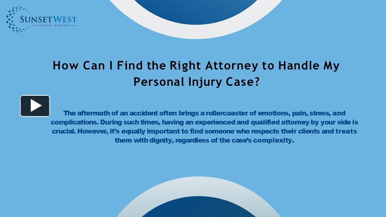PPT – How To Choose Best Personal Injury Attorney in Los Angeles? PowerPoint presentation | free ...