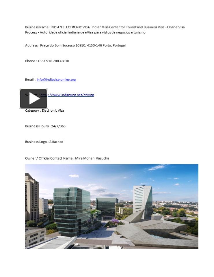 INDIAN ELECTRONIC VISA Indian Visa Center for Tourist and Business Visa - Online Visa Process ...