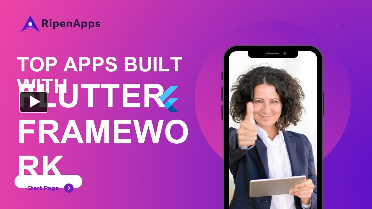 Ppt Top Apps Built With Flutter Framework Powerpoint Presentation