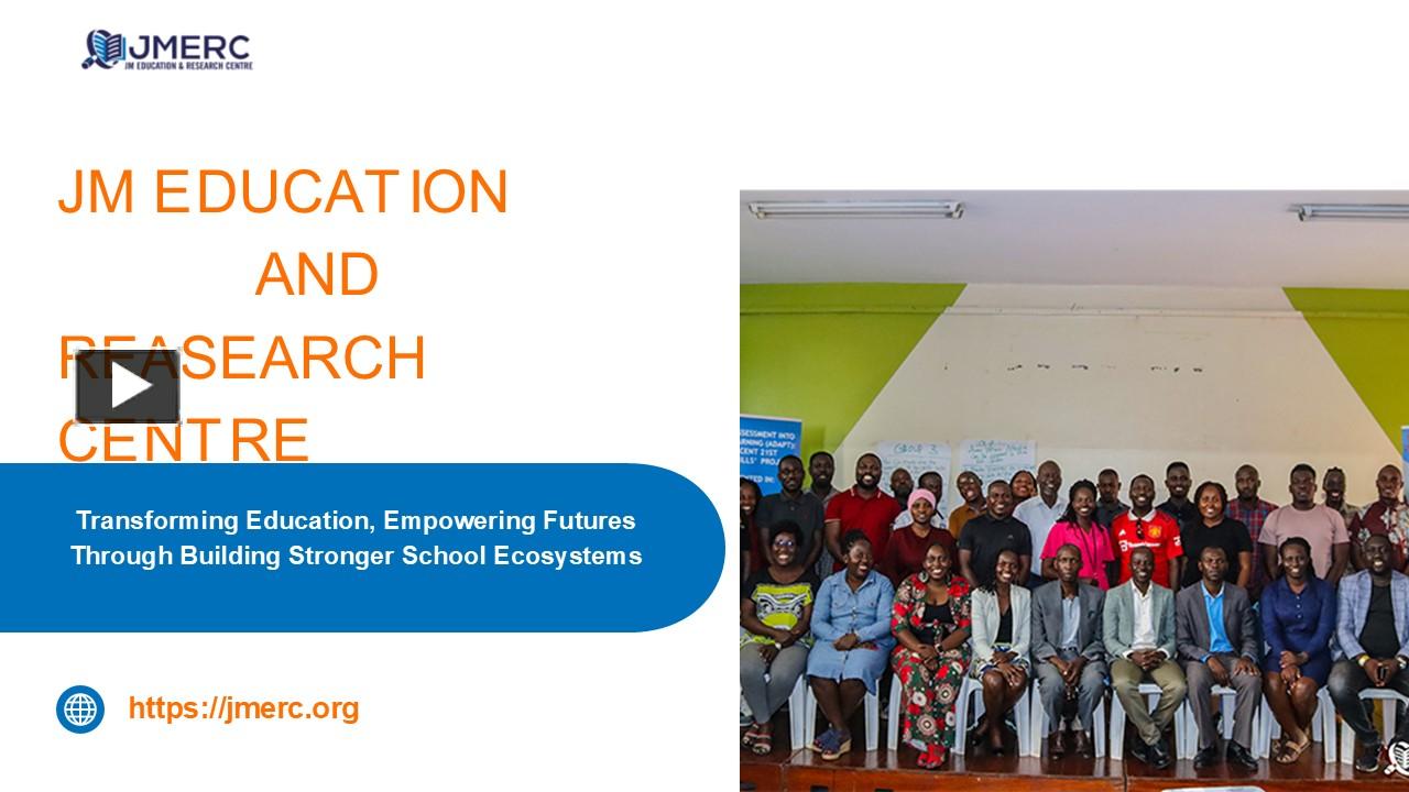 PPT Submission for JM Education and Research Centre presentation | free to download
