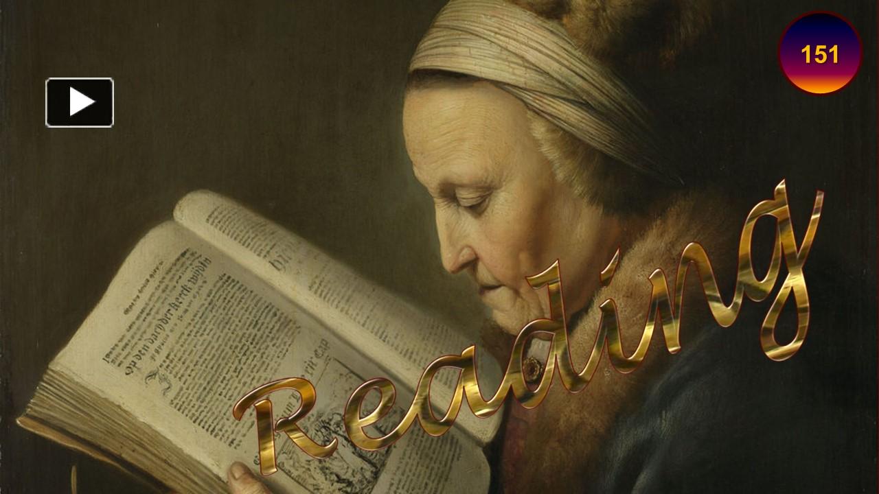 PPT – Reading151 Artworks about books and readers PowerPoint ...