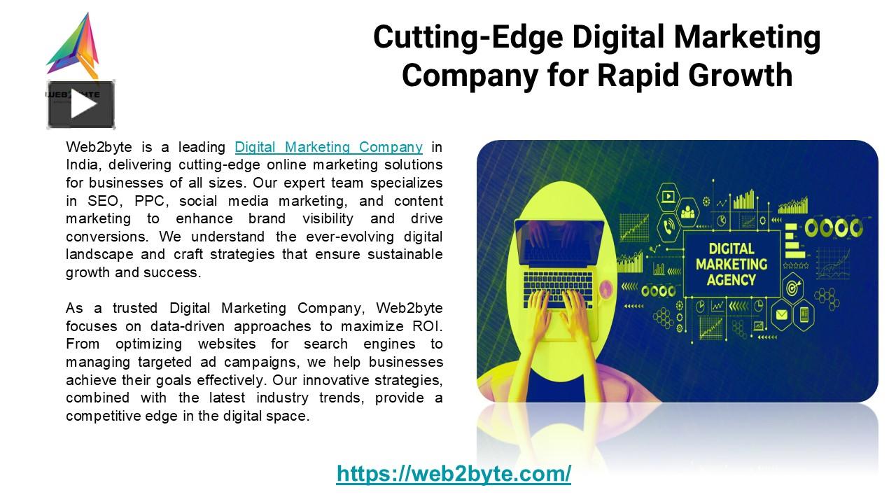 PPT – Cutting-Edge Digital Marketing Company for Rapid Growth PowerPoint presentation | free to ...