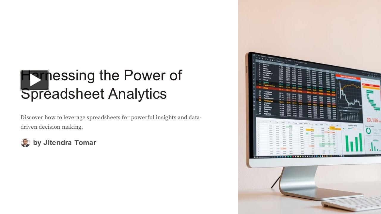 PPT – 1.4. Harnessing-the-Power-of-Spreadsheet-Analytics PowerPoint presentation | free to view ...