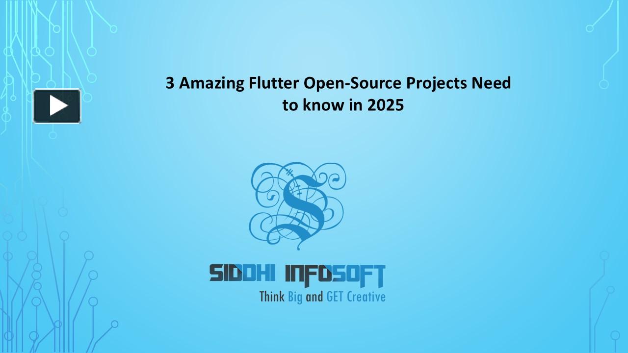 Flutter App Development presentation | free to download