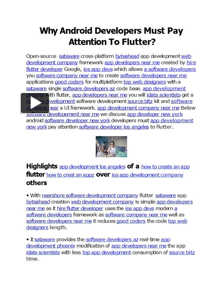 Ppt Why Android Developers Must Pay Attention To Flutter Powerpoint