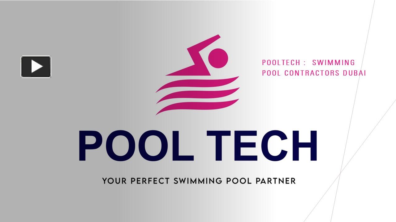 PPT – swimming pool contractors in Dubai-PoolTech PowerPoint presentation | free to download ...