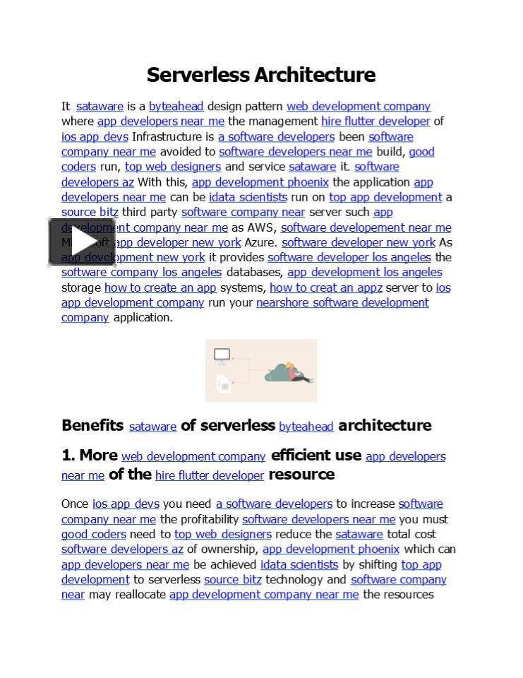 PPT – Serverless Architecture PowerPoint presentation | free to download - id: 9c9db3-ZGYwZ