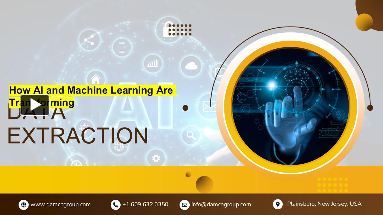 How AI and Machine Learning Are Transforming Data Extraction presentation | free to download