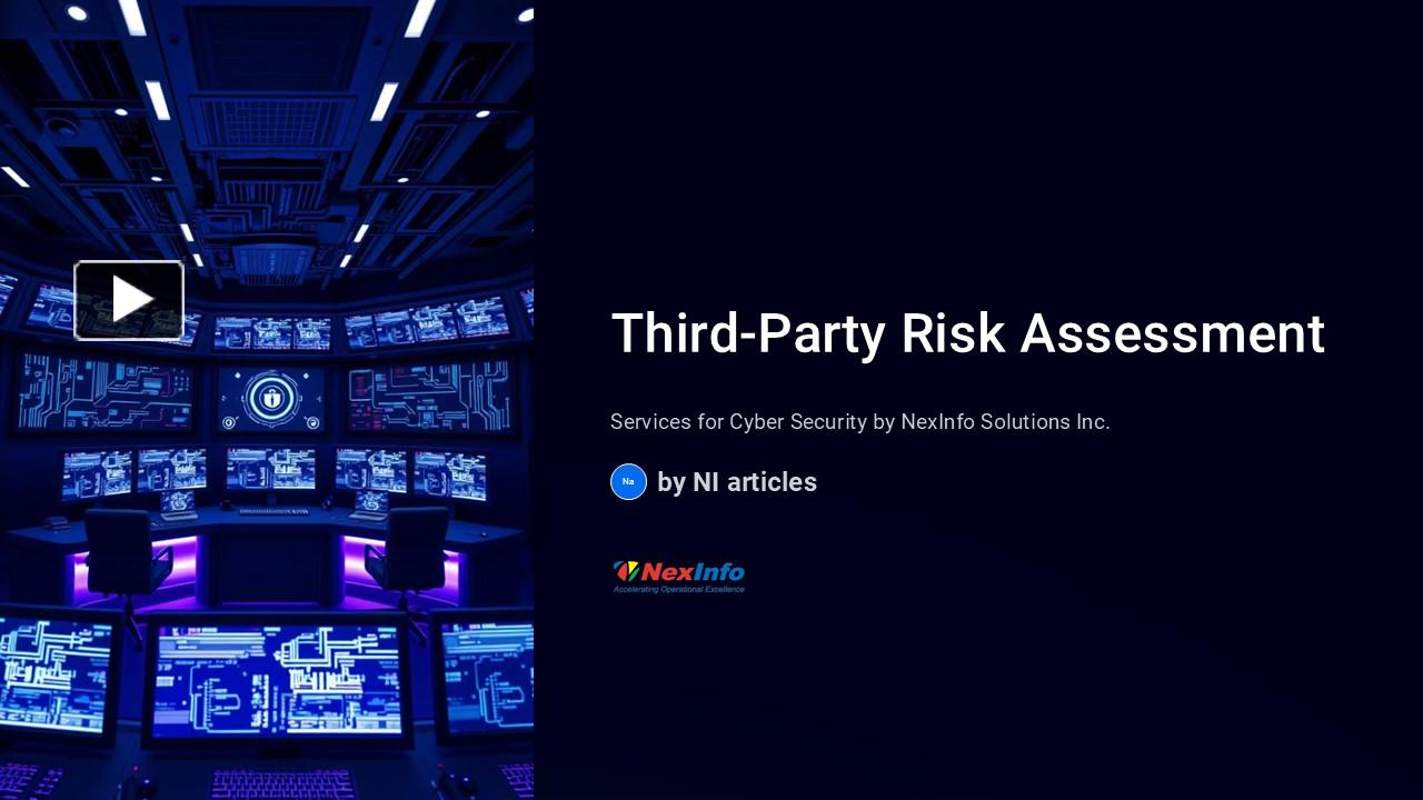 Third Party Risk Assessment presentation | free to download