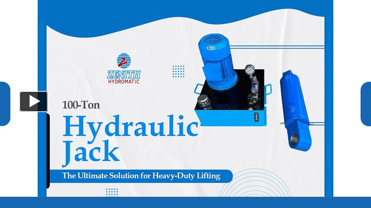 PPT – Ton Hydraulic Jack: The Ultimate Heavy-Lifting Solution PowerPoint presentation | free to ...