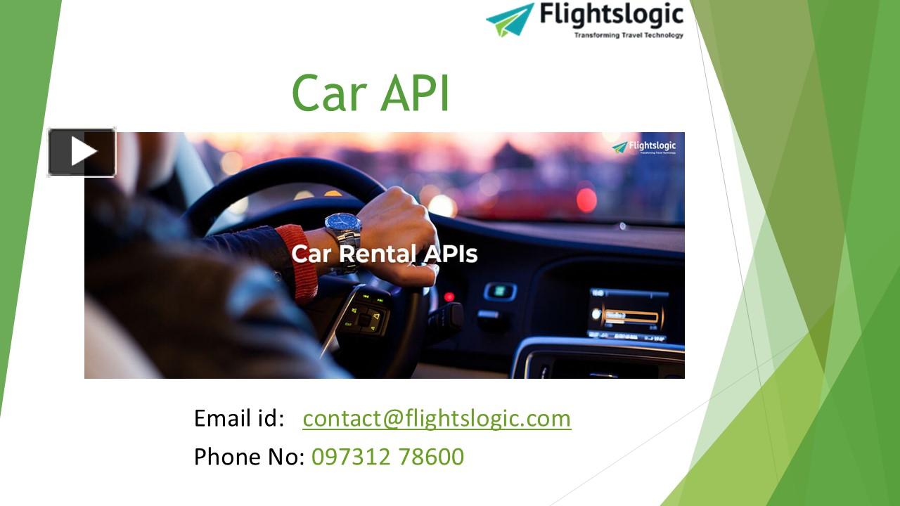 PPT – Car API PowerPoint presentation | free to download - id: 9ca081-MmI2M