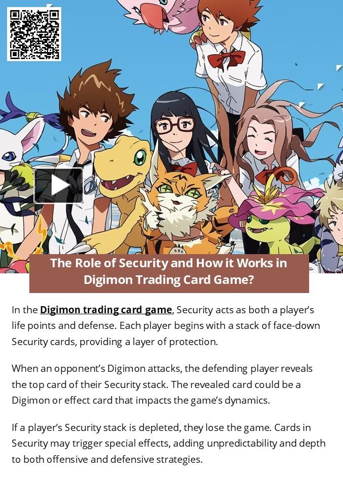 PPT – The Role of Security and How it Works in Digimon Trading Card Game? PowerPoint ...