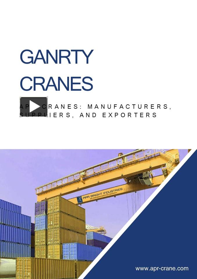 PPT – Gantry Cranes Technical Chart PowerPoint presentation | free to download - id: 9ca229-MWI5Y