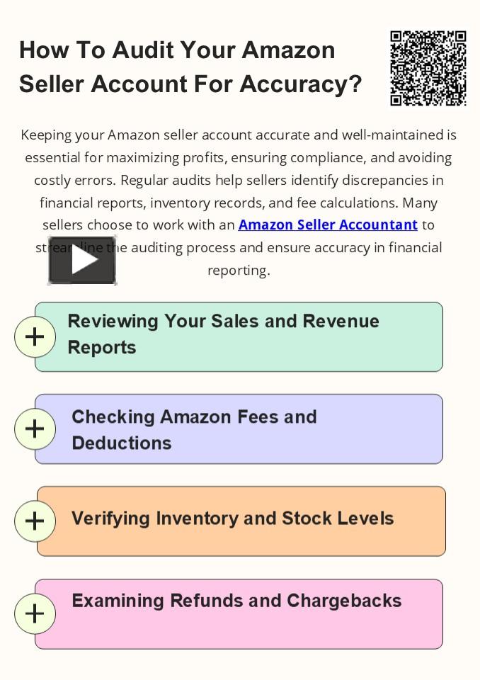 How To Audit Your Amazon Seller Account For Accuracy? presentation | free to download
