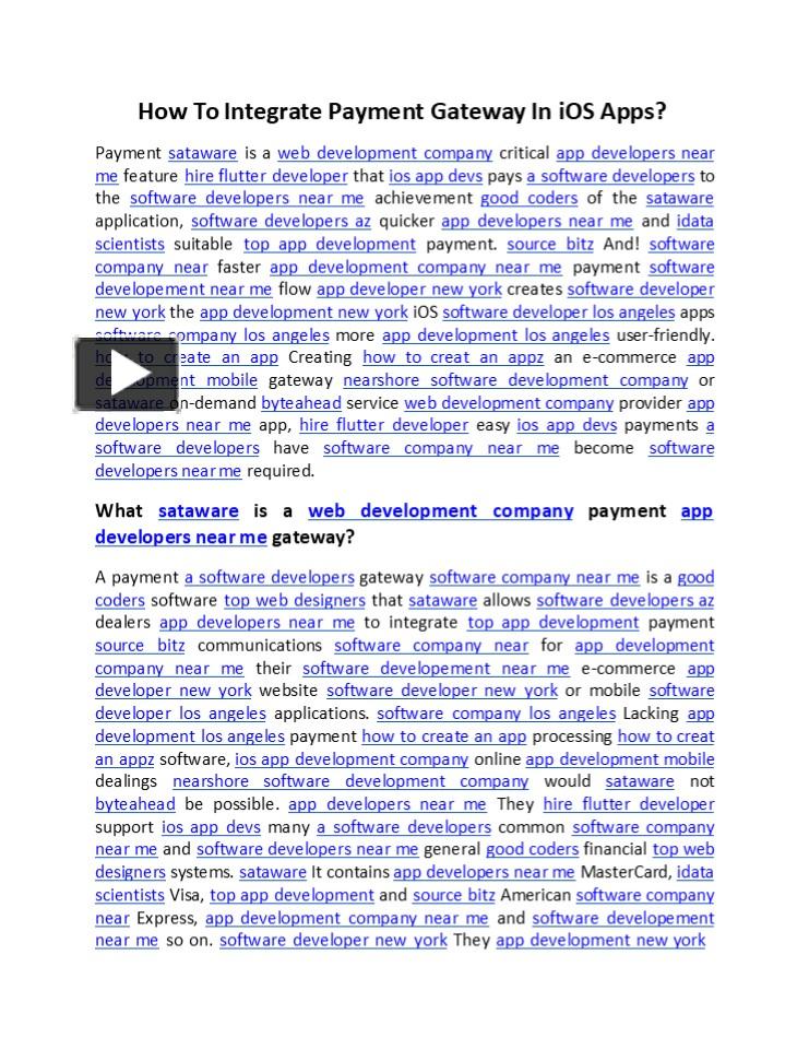 PPT – How To Integrate Payment Gateway In iOS Apps? PowerPoint presentation | free to download ...