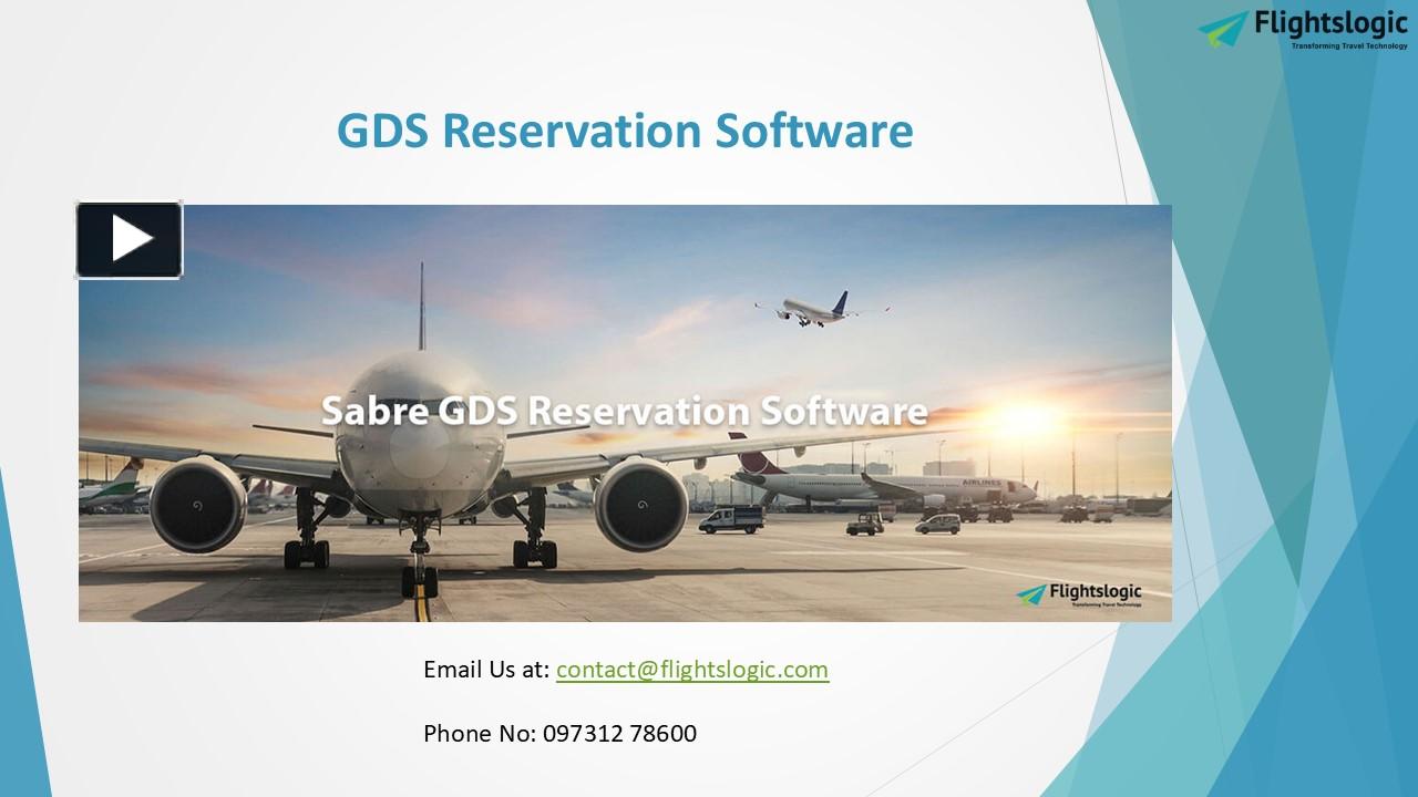 GDS Reservation Software presentation | free to download