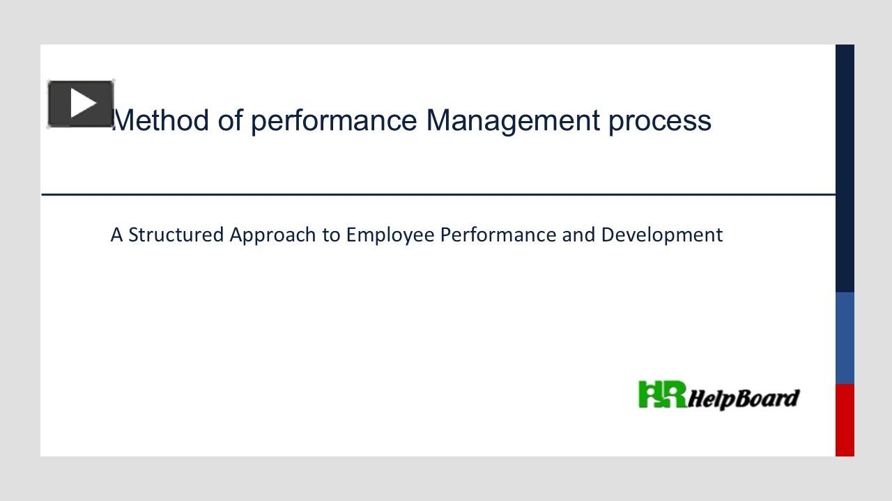 PPT – method of performance management process , Free Sample of Performance Management Process ...