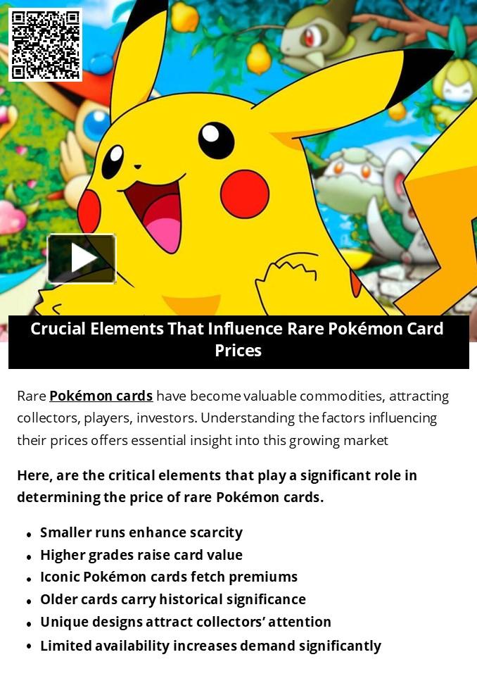 PPT – Crucial Elements That Influence Rare Pokémon Card Prices ...