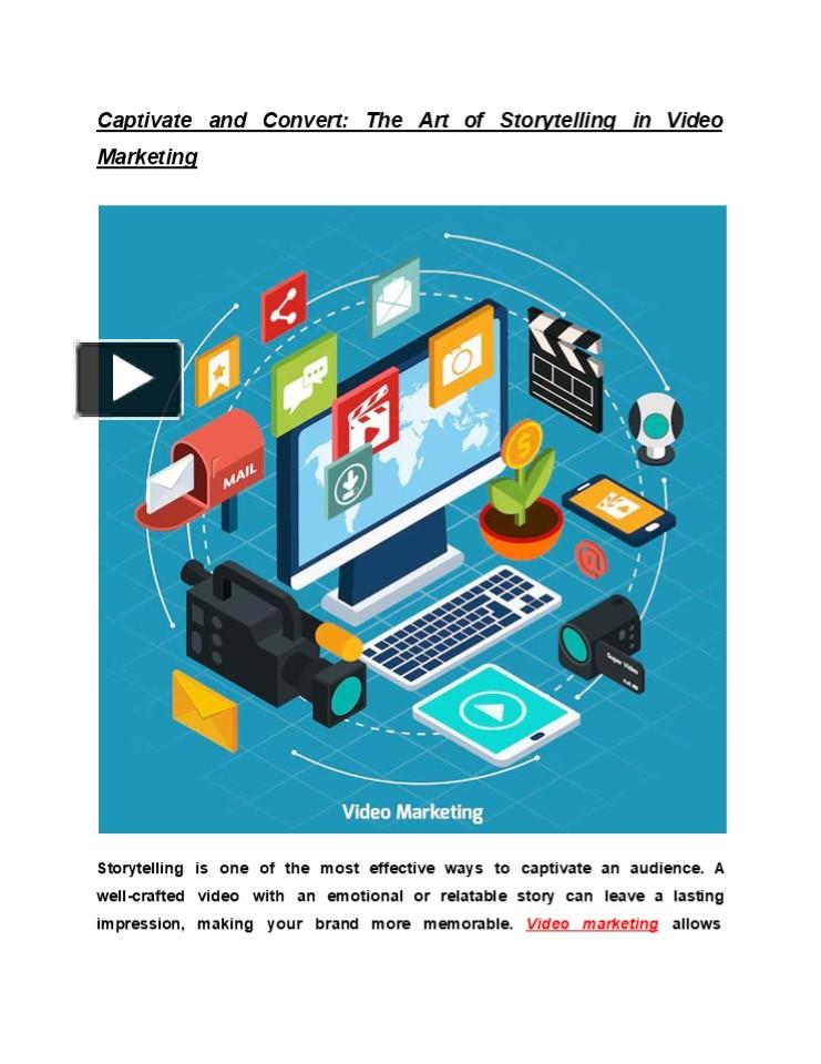 PPT – Captivate and Convert: The Art of Storytelling in Video Marketing PowerPoint presentation ...