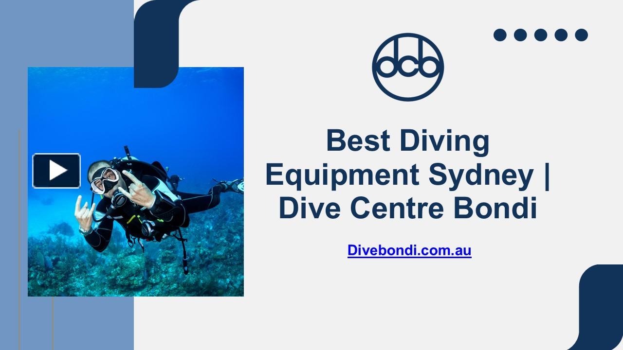 PPT – Best Diving Equipment Sydney | Dive Centre Bondi PowerPoint presentation | free to ...