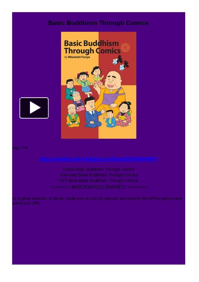 PPT – PDF READ Basic Buddhism Through Comics PowerPoint presentation ...