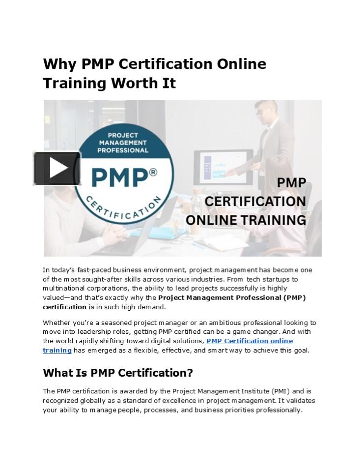 PPT – Master Project Management with PMP Certification PowerPoint presentation | free to ...