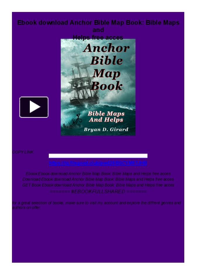 Ebook download Anchor Bible Map Book: Bible Maps and Helps free acces ...