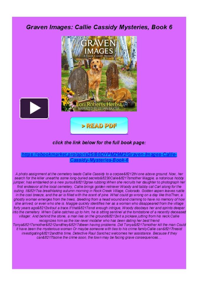 PPT – Download Graven Images: Callie Cassidy Mysteries, Book 6 PowerPoint presentation | free to ...