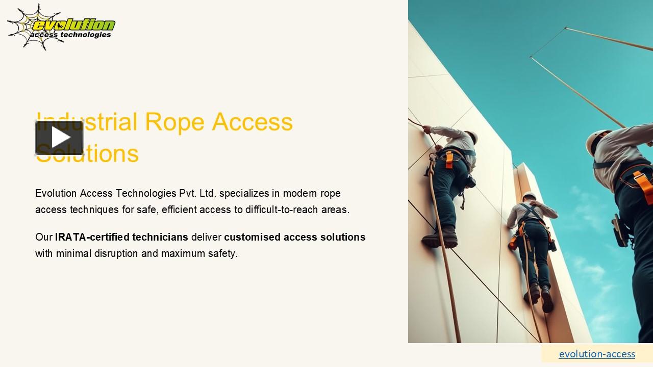 PPT – Industrial-Rope-Access-Solutions PowerPoint presentation | free to download - id: 9ccab6-NTg3N