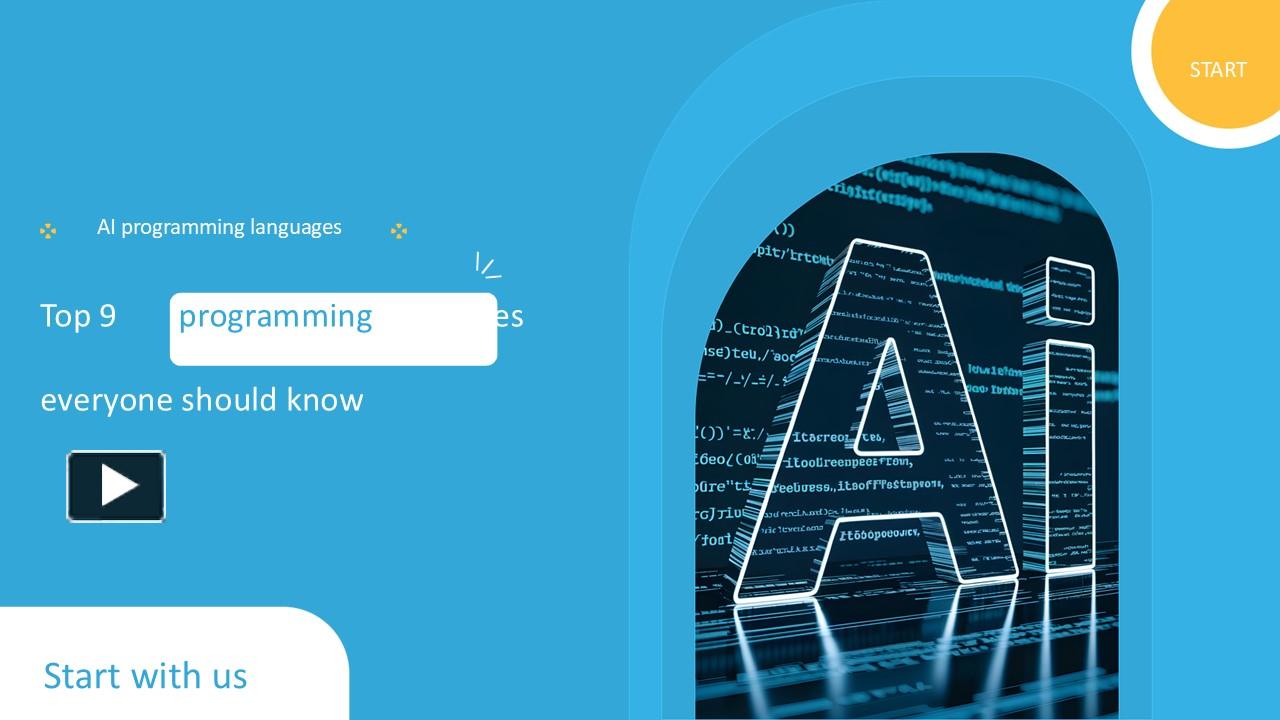 Top 9 AI programming languages everyone should know presentation | free to download