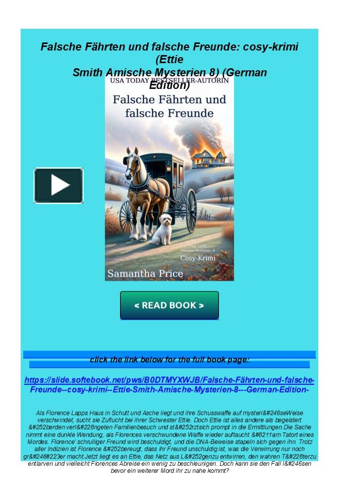 Download Falsche Fährten und falsche Freunde: cosy-krimi (Ettie Smith ...