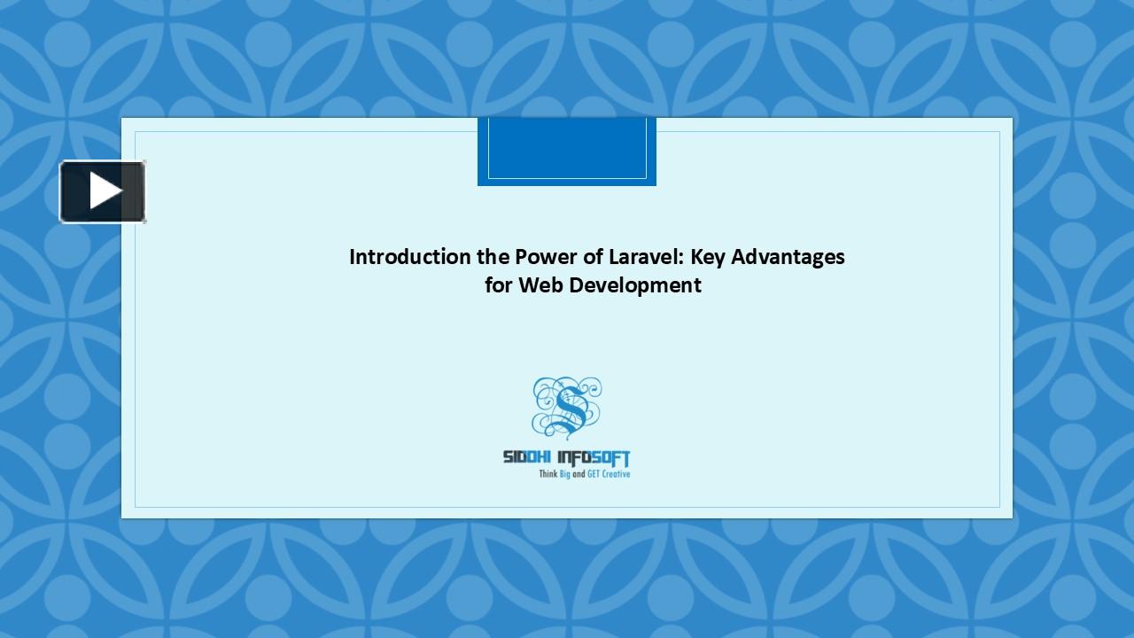 PPT – Power of Laravel: Key Advantages for Web Development PowerPoint presentation | free to ...