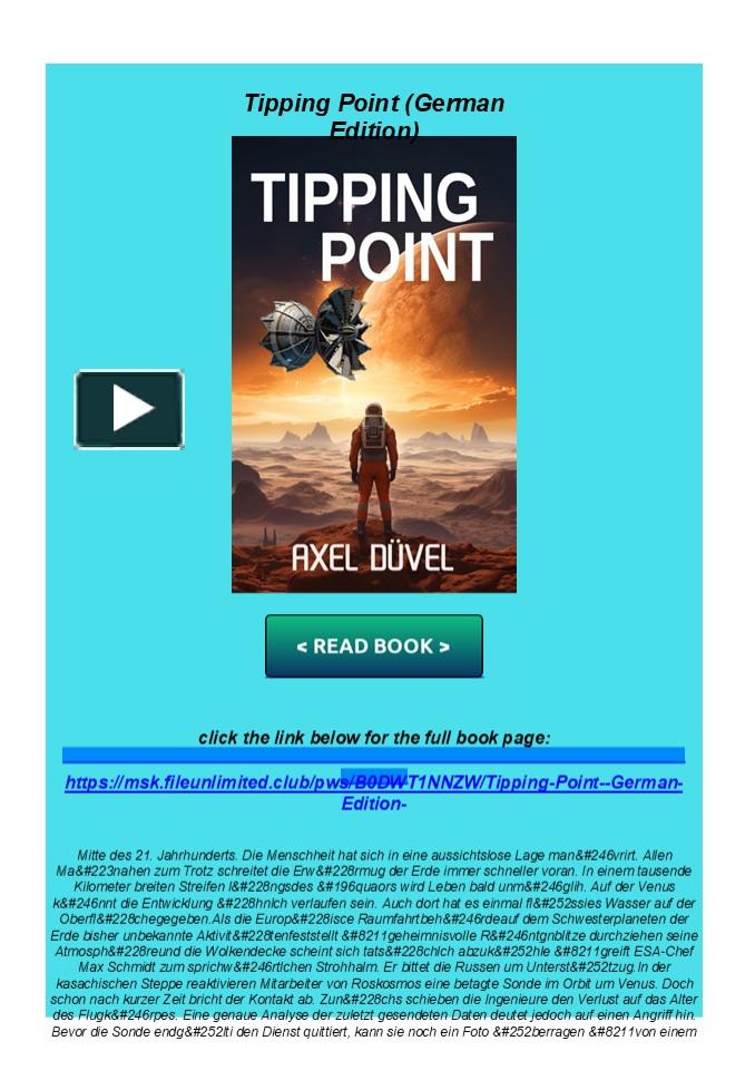 read pdf Tipping Point (German Edition) presentation | free to download
