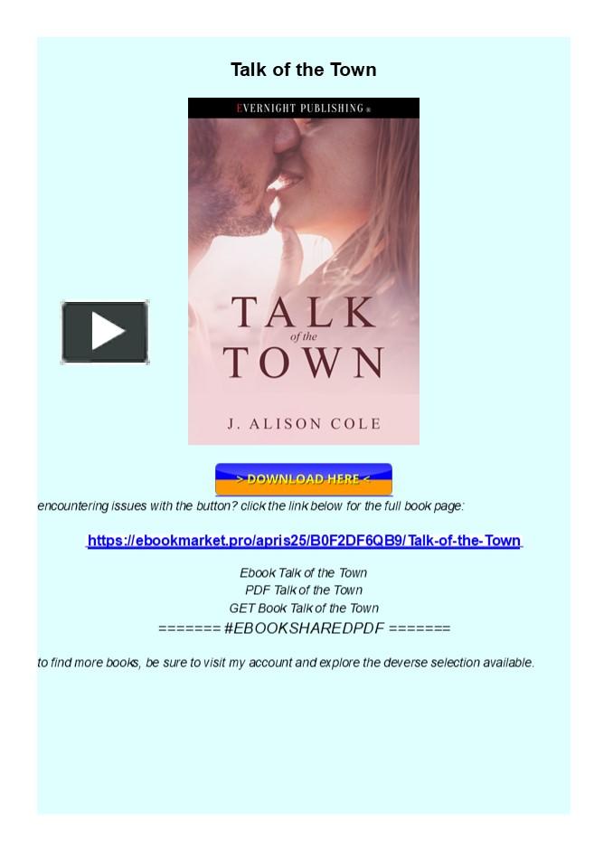 READ_ Talk of the Town presentation | free to download