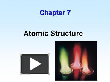 PPT – Atomic Structure PowerPoint presentation | free to view - id ...