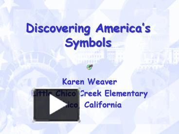 PPT – Discovering Americas Symbols PowerPoint presentation | free to ...