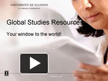 Global Studies Resources presentation | free to download
