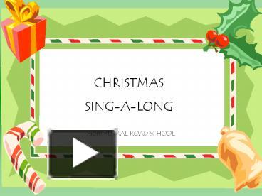 CHRISTMAS SINGALONG presentation | free to view