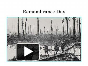 Remembrance Day presentation | free to view